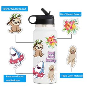 Stickers for Water Bottles,100PCS VSCO Vinyl Waterproof Stickers Cute Aesthetic Stickers, Laptop Water Bottles Skateboard Phone Stickers for Teens Girls Kids