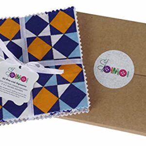 Print Precut 5-inch Cotton Fabric Quilting Squares Charm Pack DIY Patchwork Sewing Craft-