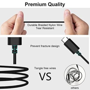 USB C Headphone, TITACUTE Wired Earbuds for Samsung S23 Ultra S22 S21 S20 A53 A54 Galaxy Z Flip 5 Fold 4 in-Ear Noise Canceling Type C Earphone with Mic for iPad 10 Pro Pixel 7 6 6a 7a OnePlus 9 Green