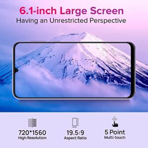 Ulefone Note 6 (2022) GSM 3G Unlocked Smartphone, Triple Card Slots, 6.1" Waterdrop Incell Full- Screen Dual SIM Unlocked Cell Phones, AI Camera 5MP+2MP, 3300mAh, Face Unlock, Android 11 - Purple