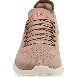 APL: Athletic Propulsion Labs Women's Techloom Breeze Sneaker, Almond/Pristine/Impulse Red, 8