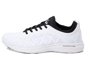 athletic propulsion labs (apl) techloom phantom white/black/black 10 b (m)