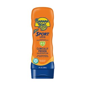 banana boat sport ultra spf 65 sunscreen lotion, 8oz | banana boat sunscreen spf 65 lotion, oxybenzone free sunscreen, banana boat lotion sunscreen, high spf sunscreen spf 65, 8oz