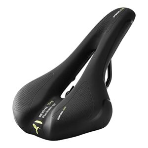 phaethornis guy gel mountain bike seat of comfortable memory foam, bicycle seats for men & women, bike saddles for mtb, bmx & road