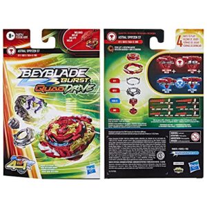 BEYBLADE Burst QuadDrive Astral Spryzen S7 Spinning Top Starter Pack - Balance/Attack Type Battling Game with Launcher, Toy for Kids