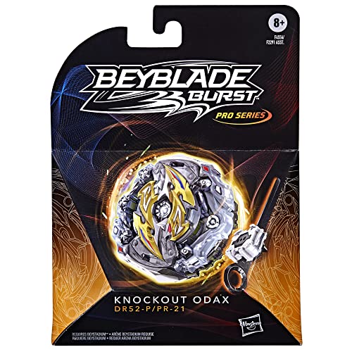 BEYBLADE Burst Pro Series Knockout Odax Spinning Top Starter Pack - Stamina Type Battling Game Top with Launcher Toy