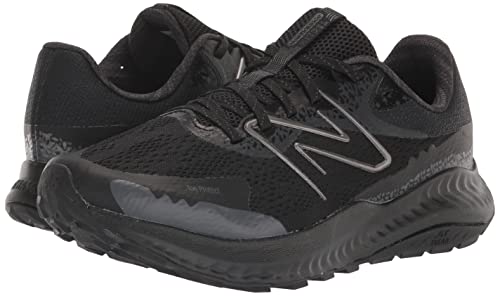 New Balance Men's DynaSoft Nitrel V5 Trail Running Shoe, Black/Black, 10