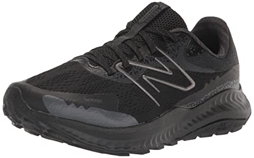 New Balance Men's DynaSoft Nitrel V5 Trail Running Shoe, Black/Black, 10