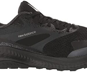 New Balance Men's DynaSoft Nitrel V5 Trail Running Shoe, Black/Black, 10