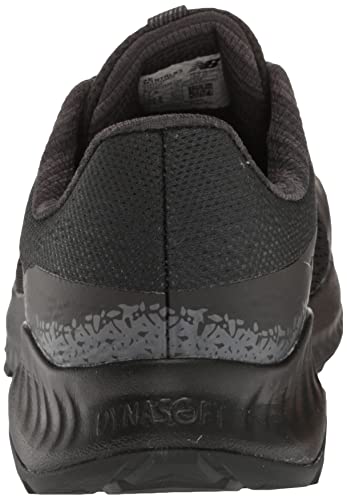 New Balance Men's DynaSoft Nitrel V5 Trail Running Shoe, Black/Black, 10