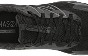 New Balance Men's DynaSoft Nitrel V5 Trail Running Shoe, Black/Black, 10