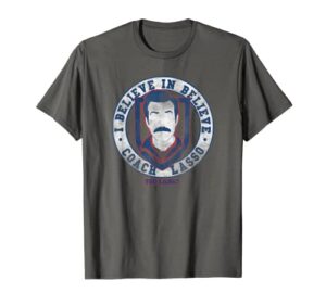 ted lasso i believe in believe coach lasso medal t-shirt