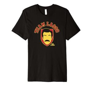 ted lasso team lasso collegiate silhouette premium t-shirt