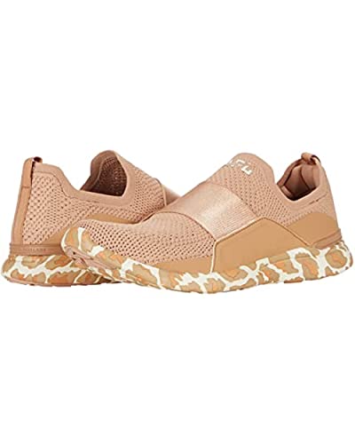 Athletic Propulsion Labs APL Women's Techloom Bliss Sneaker, Caramel/Almond/Leopard, 7