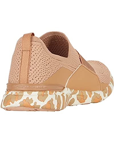 Athletic Propulsion Labs APL Women's Techloom Bliss Sneaker, Caramel/Almond/Leopard, 7