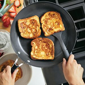 KitchenAid Nonstick Frying Pans/Skillet Set, 2 Piece, Brushed Stainless Steel