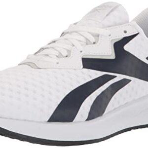 Reebok Men's Energen Plus 2.0 Running Shoe, White/Vector Navy/Pure Grey, 11.5