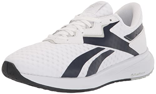 Reebok Men's Energen Plus 2.0 Running Shoe, White/Vector Navy/Pure Grey, 11.5