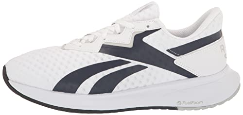 Reebok Men's Energen Plus 2.0 Running Shoe, White/Vector Navy/Pure Grey, 11.5