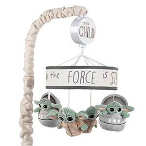 lambs & ivy star wars the child/baby yoda musical baby crib mobile soother toy