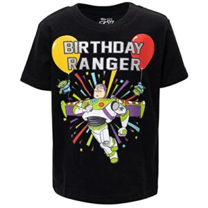 disney pixar toy story buzz lightyear birthday toddler boys graphic t-shirt toy story black 4t