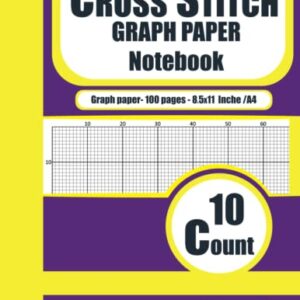 Cross Stitch Grid Paper: cross stitch graph paper 10x10 squares per inch