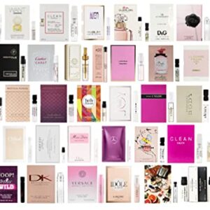 Designer Perfume Sampler Set Lot x 12 Sample Vials - High End Fragrance Samples for Women, 12 Piece Set