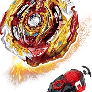 Desamvap Bey Battling Tops Burst Sparking SuperKing B-172 World Spriggan U' 2B with String Launcher Battle Game Set Left Right Spin Gyro Toys Gift for Kids Children Boys