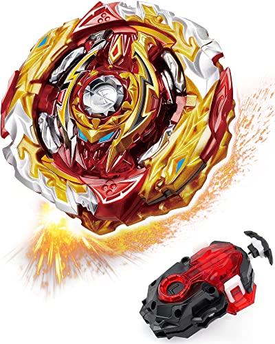 Desamvap Bey Battling Tops Burst Sparking SuperKing B-172 World Spriggan U' 2B with String Launcher Battle Game Set Left Right Spin Gyro Toys Gift for Kids Children Boys