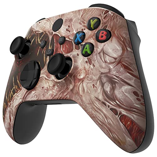 eXtremeRate Xeno Species Front Housing Shell for Xbox Series X/S Controller, Custom Soft Touch Cover Faceplate for Xbox Series X/S, Xbox Core Controller - Controller NOT Included