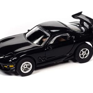 Auto World Xtraction R34 1995 Mazda RX-7 Black HO Scale Slot Car