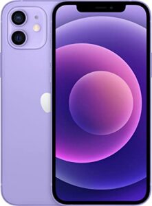 apple iphone 12, 256gb, purple - unlocked (renewed premium)