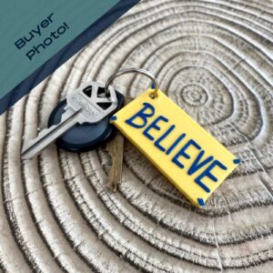 Coach Lasso 'Believe' Motivational Keychain - Perfect for Fans of The New Hit Show