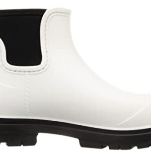 UGG Women's Droplet Rain Boot, White, 10