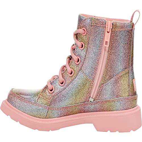 UGG Girls T ROBLEY Glitter Fashion Boot, Metallic Rainbow, 6 Toddler