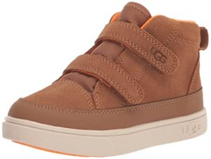 ugg t rennon ii weather sneaker, chestnut, 11 us unisex little kid