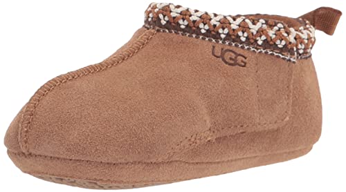 UGG Baby Tasman Beanie Slipper, Chestnut, US 2-3 Unisex Infant