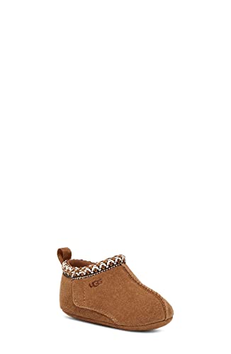 UGG Baby Tasman Beanie Slipper, Chestnut, US 2-3 Unisex Infant