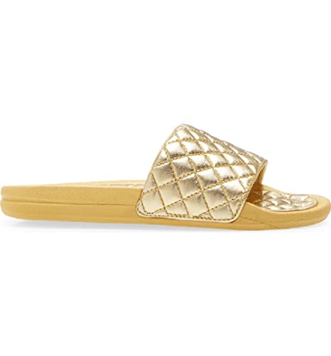 APL: Athletic Propulsion Labs Women's Lusso Slide, Metallic Gold, 7