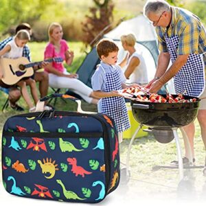 Bluboon Insulated Lunch Box for Kids Boys Girls School Lunch Bags Reusable Cooler Thermal Meal Tote for Picnic