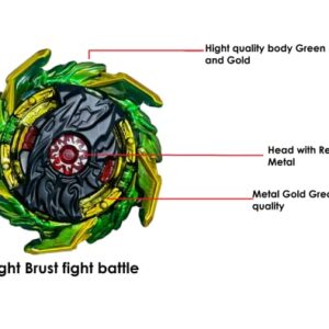 Limited Green Gold Booster King Metal Fusion Battle