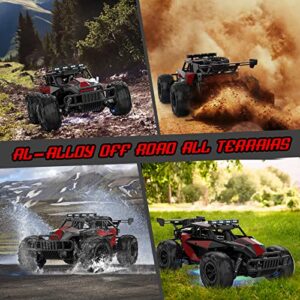 BLUEJAY Remote Control Car - 2.4GHz High Speed 33KM/H RC Cars Toys, 1:12 Monster RC Truck Off Road Hobby Toys with LED Headlight and Rechargeable Battery Gifts for Adults Boys 8-12 Kids