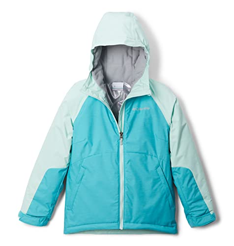 Columbia Youth Girls Alpine Action II Jacket, Geyser Heather/Sea Ice, Small