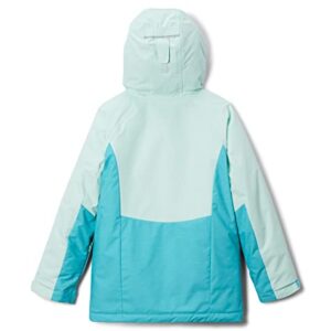 Columbia Youth Girls Alpine Action II Jacket, Geyser Heather/Sea Ice, Small