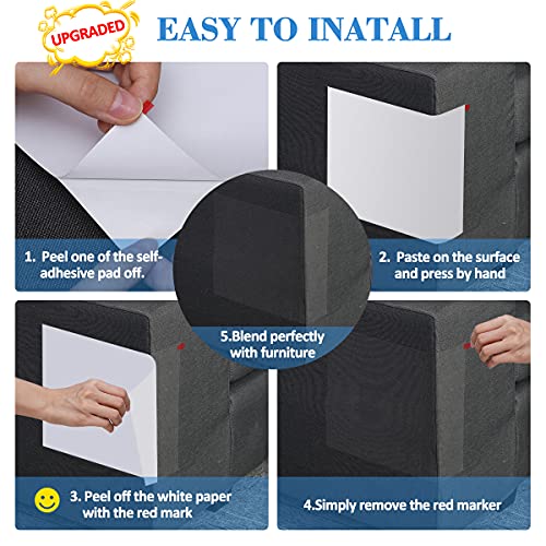 10 Pcs Extra Large Furniture Protectors from Cats, 5pcs 17" x12” & 5pcs 17"x10" Cat Scratch Deterrent Sheet, Double-Sided Training Tape, Cat Scratch Couch Protector