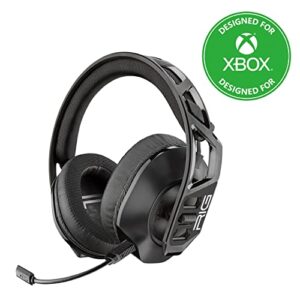 rig 700hx ultralight wireless gaming headset officially licensed for xbox - removable noise canceling microphone - dolby atmos 3d surround sound for xbox series x|s, xbox one, pc, usb (black)