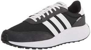 adidas men's 70s running shoe, black/white/carbon, 10.5