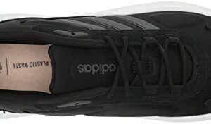 adidas Men's Ozelle Running Shoe, Black/Black/Grey, 11