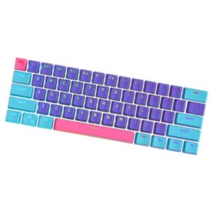 pbt keycap, 104 key customization, 60% backlight with key puller oem configuration american layout, suitable for 61/87/104 cherry mx mechanical keyboard (keycap only)