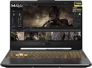 asus tuf f15 144hz gaming laptop, 15.6'' fhd, intel core i5-10300h, 16gb ram, 1tb ssd, nvidia geforce gtx 1650, rgb backlit keyboard,windows 10 home